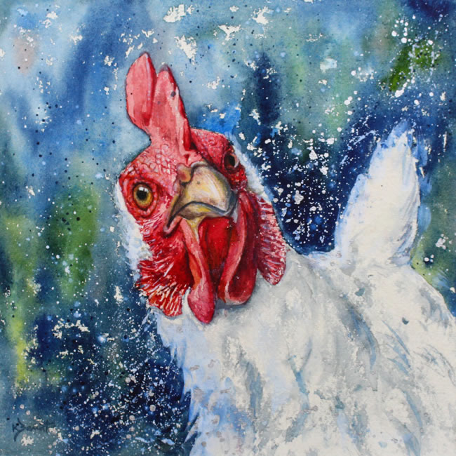 Looking at You (greeting card) | Kerry Bennett - Artist